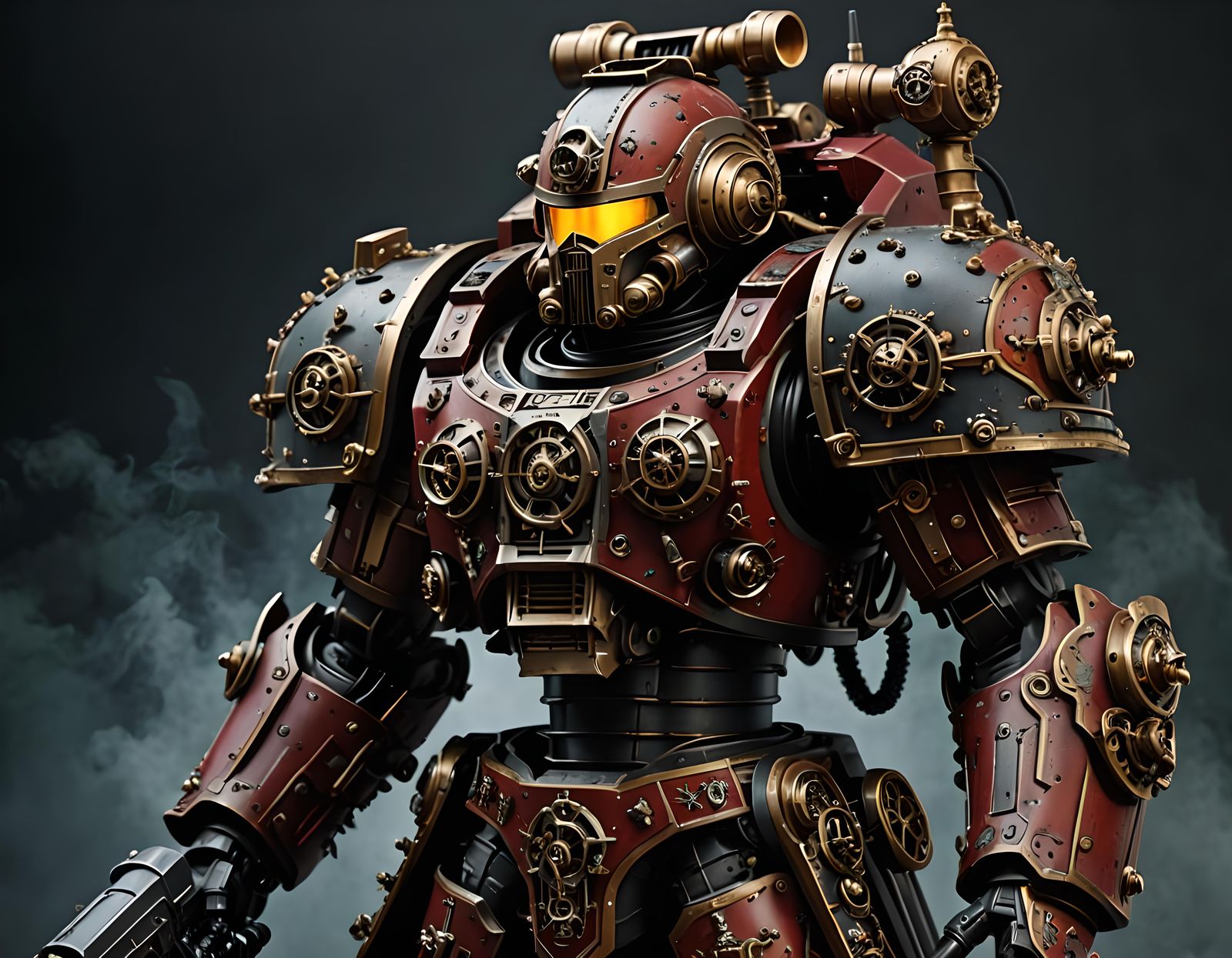 Adeptus Mechanicus from Warhammer 40k - AI Generated Artwork - NightCafe Creator