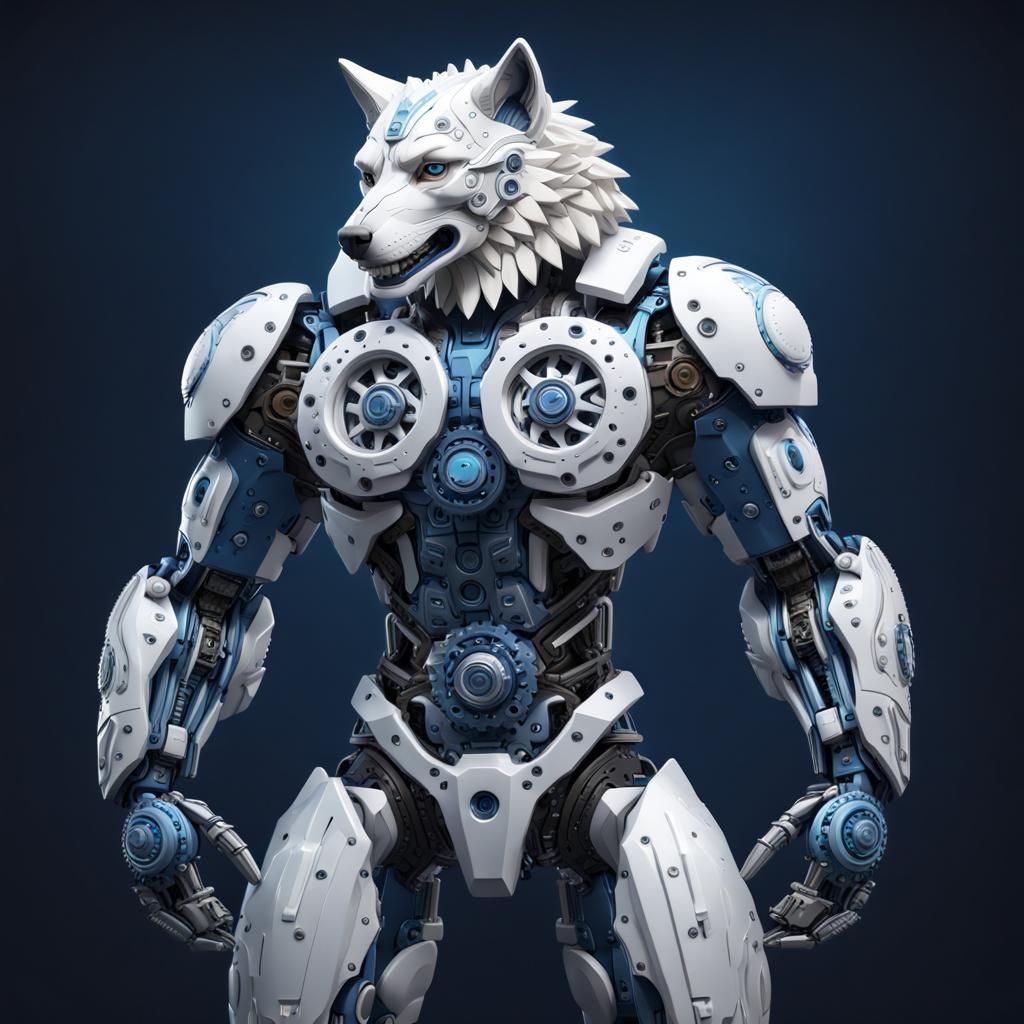 White Wolf 3000 - AI Generated Artwork - NightCafe Creator