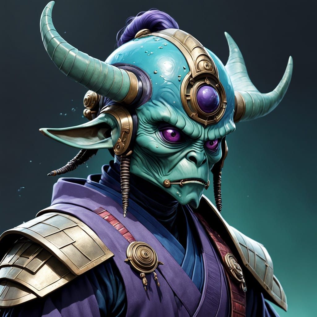 Samurai Alien - Samurai Alien in Fantasy Armor