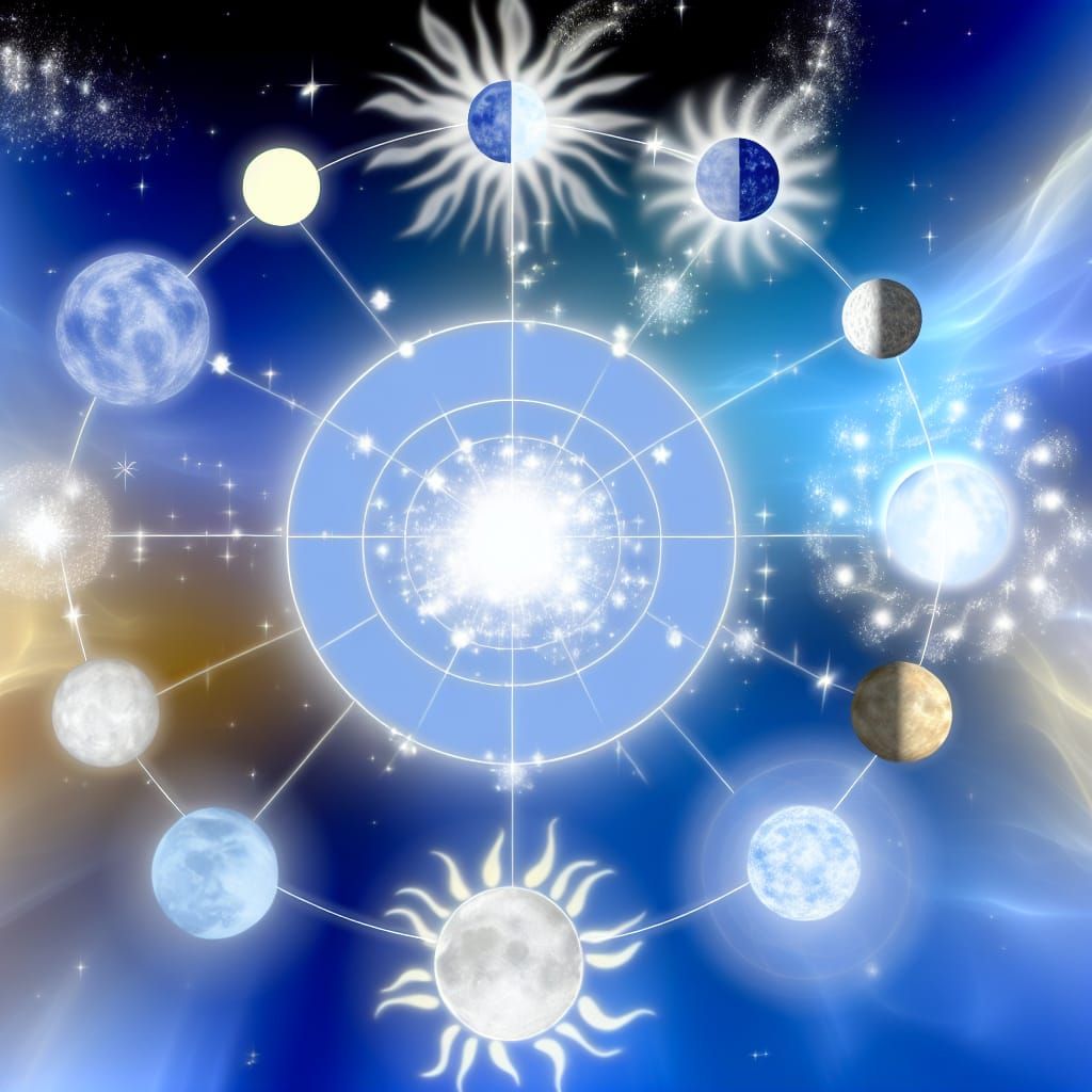 Celestial Objects arranged according to Feng Shui principles - AI ...