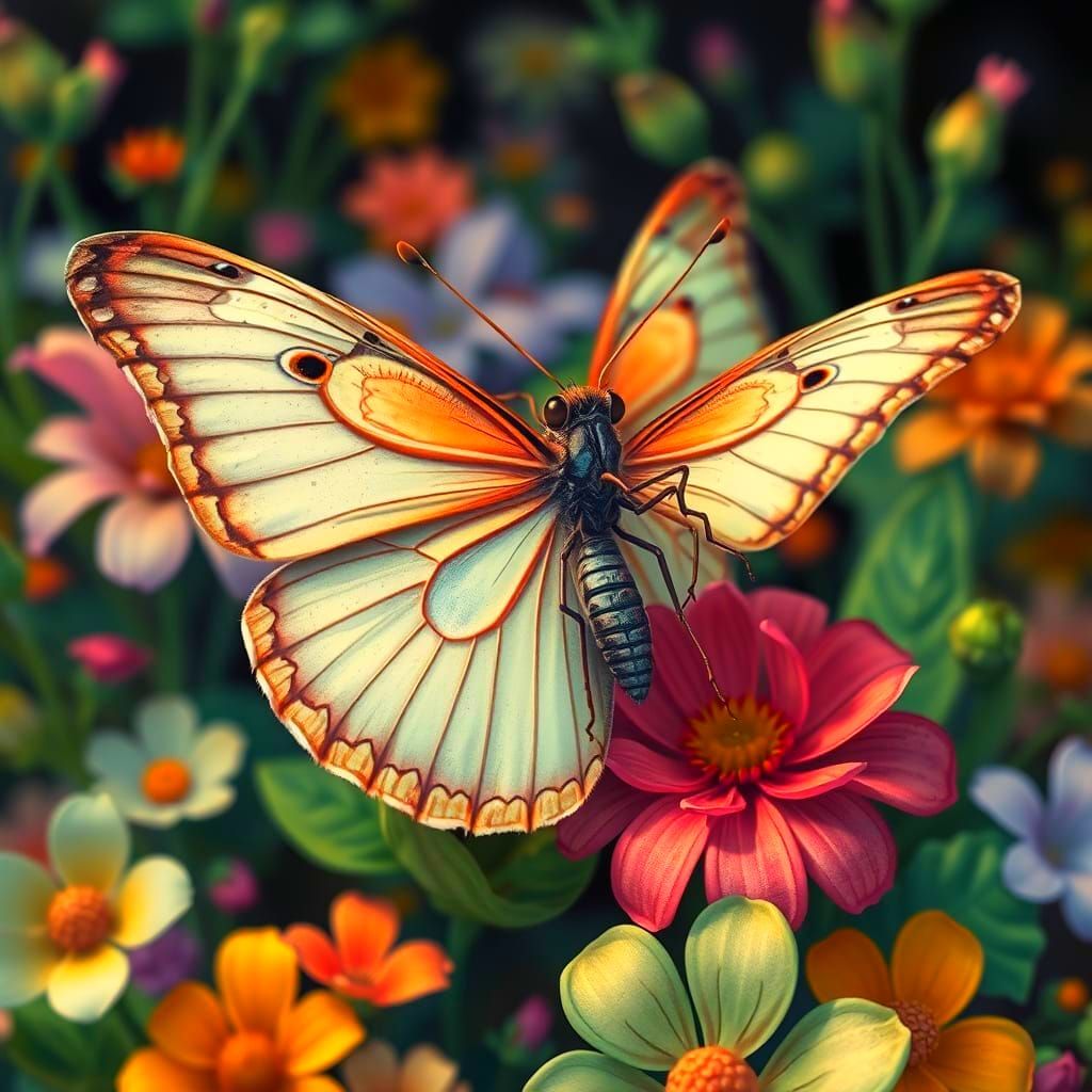 Confused Butterfly - Image of a Confused Butterfly