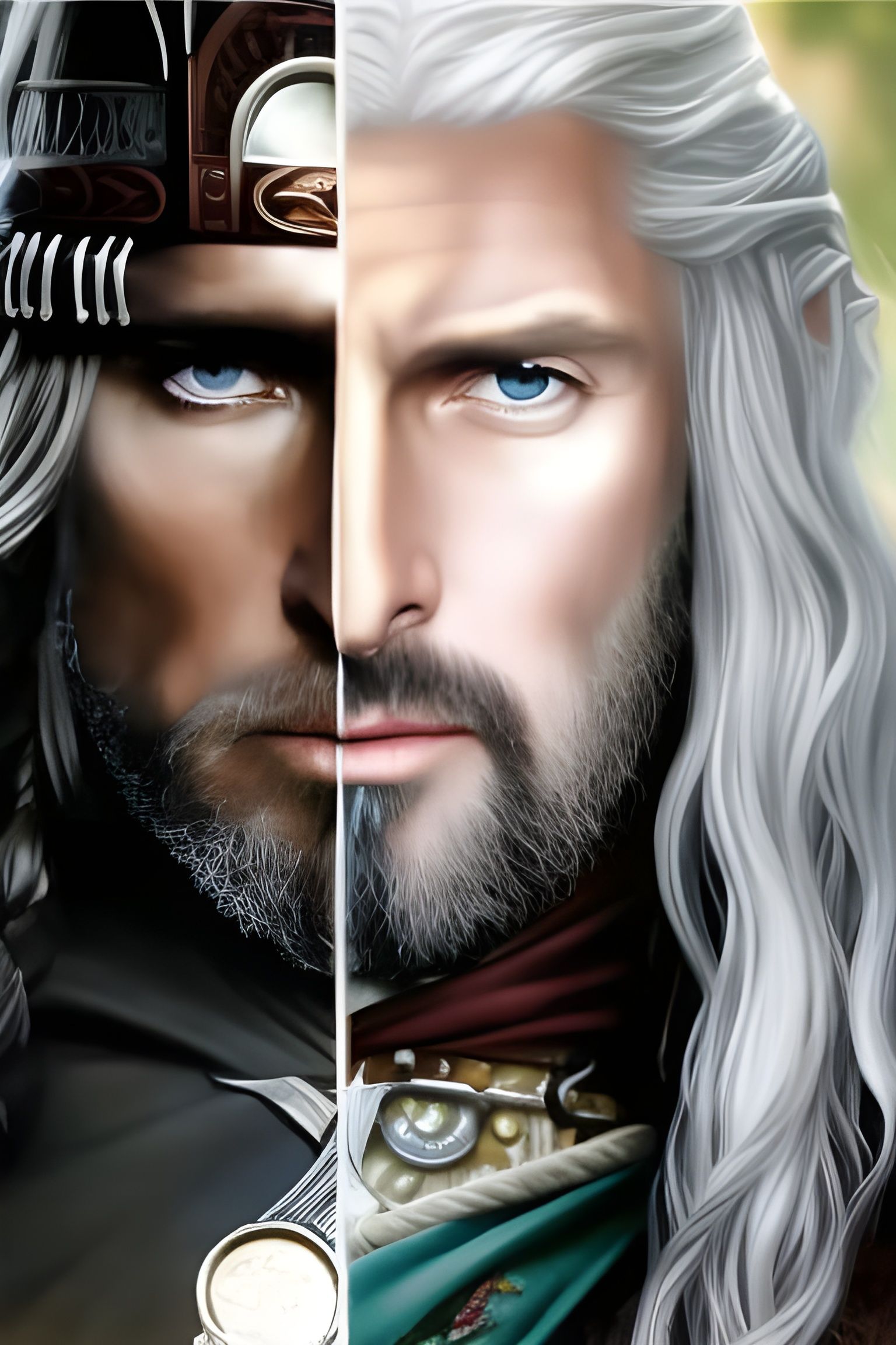 The Duality of a Ranger and King (link in comments) : r/nightcafe