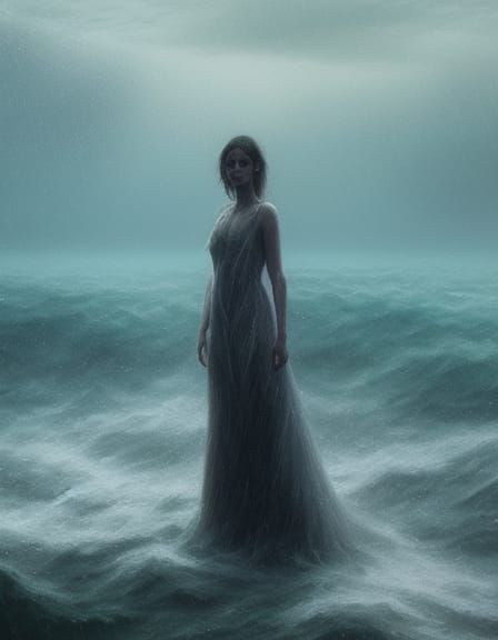 Ghost Maiden - AI Generated Artwork - NightCafe Creator