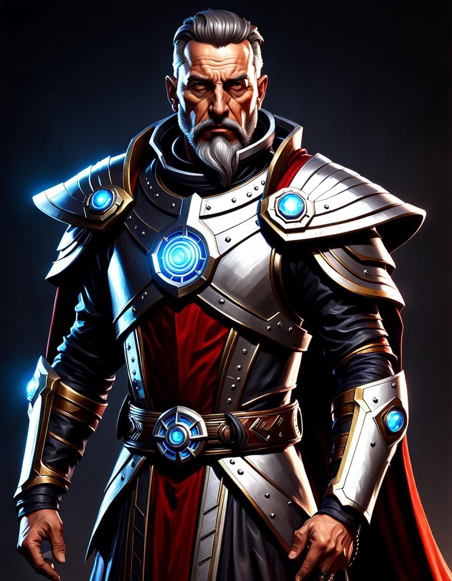 Sci-fi D&D Evil Human Cult Leader - AI Generated Artwork - NightCafe ...