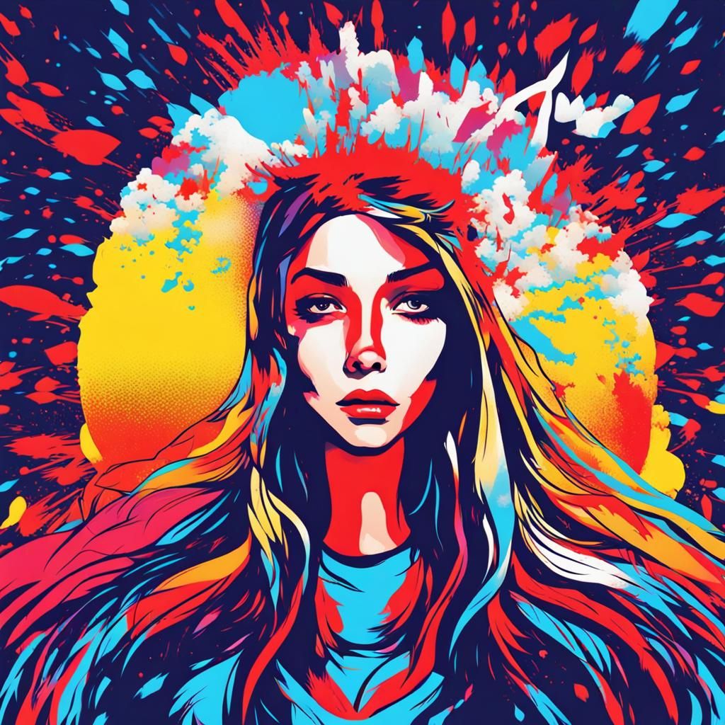 Pop Girl - AI Generated Artwork - NightCafe Creator