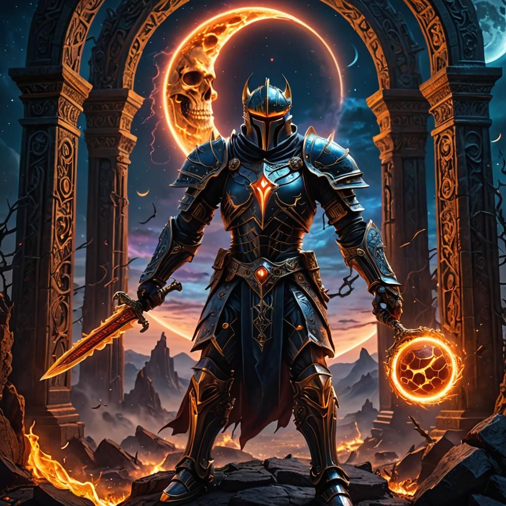 A fearsome and powerful knight - AI Generated Artwork - NightCafe Creator