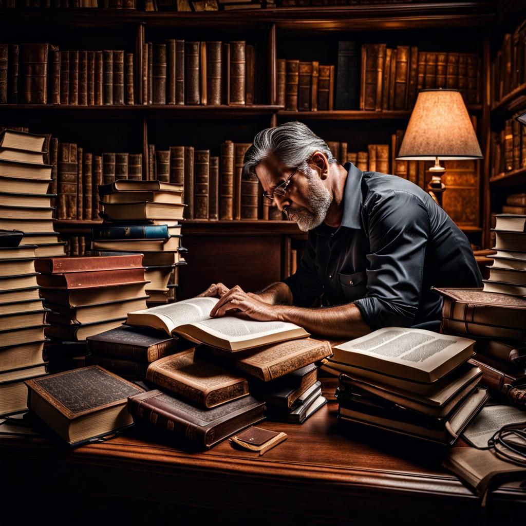 Studying hard - AI Generated Artwork - NightCafe Creator