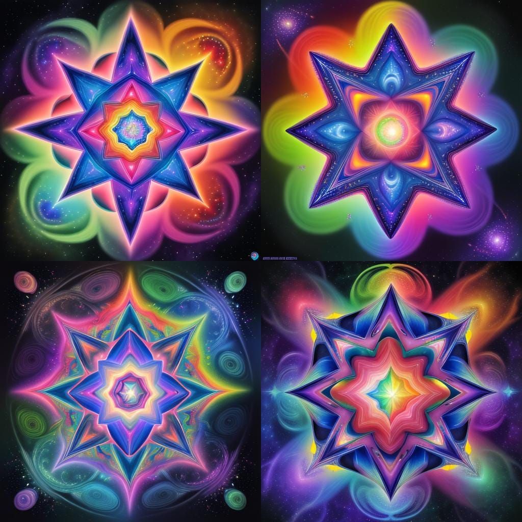 masterpiece epic Psychedelic Cosmic ultra fractalized starcube 8k vivid ...