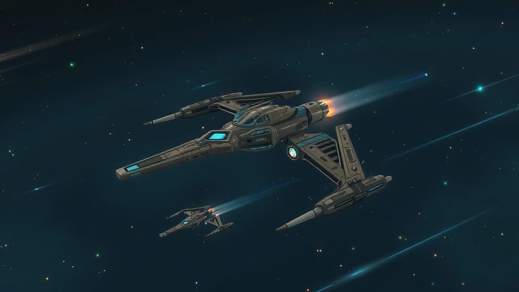 Romulan D3 Class starship. Star Trek. Patrolling just their side of the neutral zone. spacecape ...