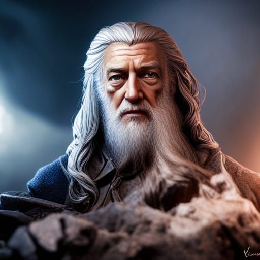 portrait of Gandalf - AI Generated Artwork - NightCafe Creator