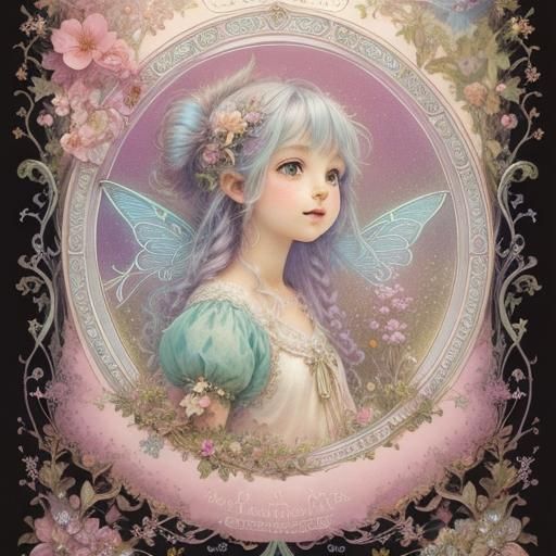 Antique Pastel Pixie - AI Generated Artwork - NightCafe Creator