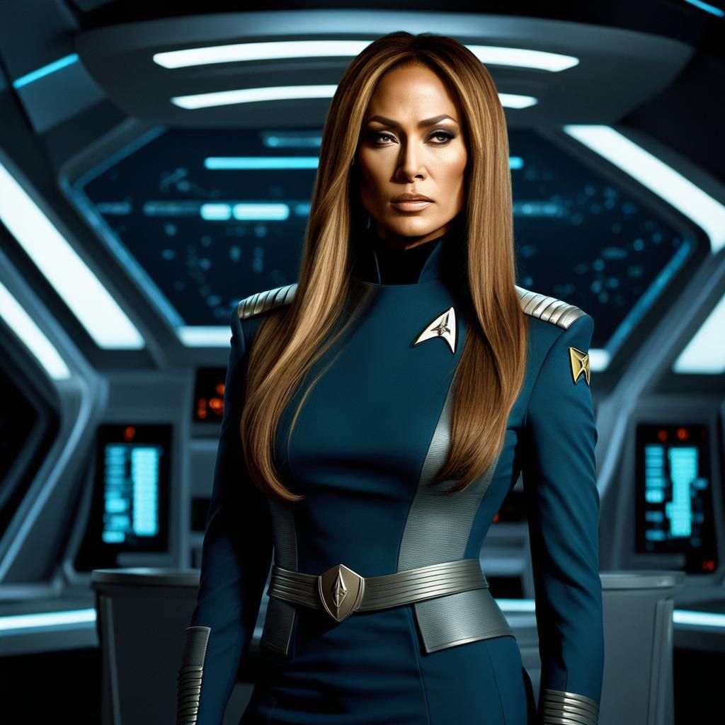 Star Trek: Deep Space 12 starring Jennifer Lopez as Commander Rose ...