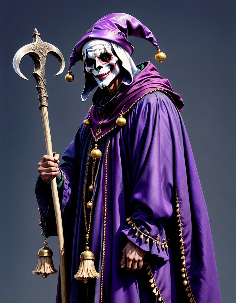 Creepy Jester - AI Generated Artwork - NightCafe Creator