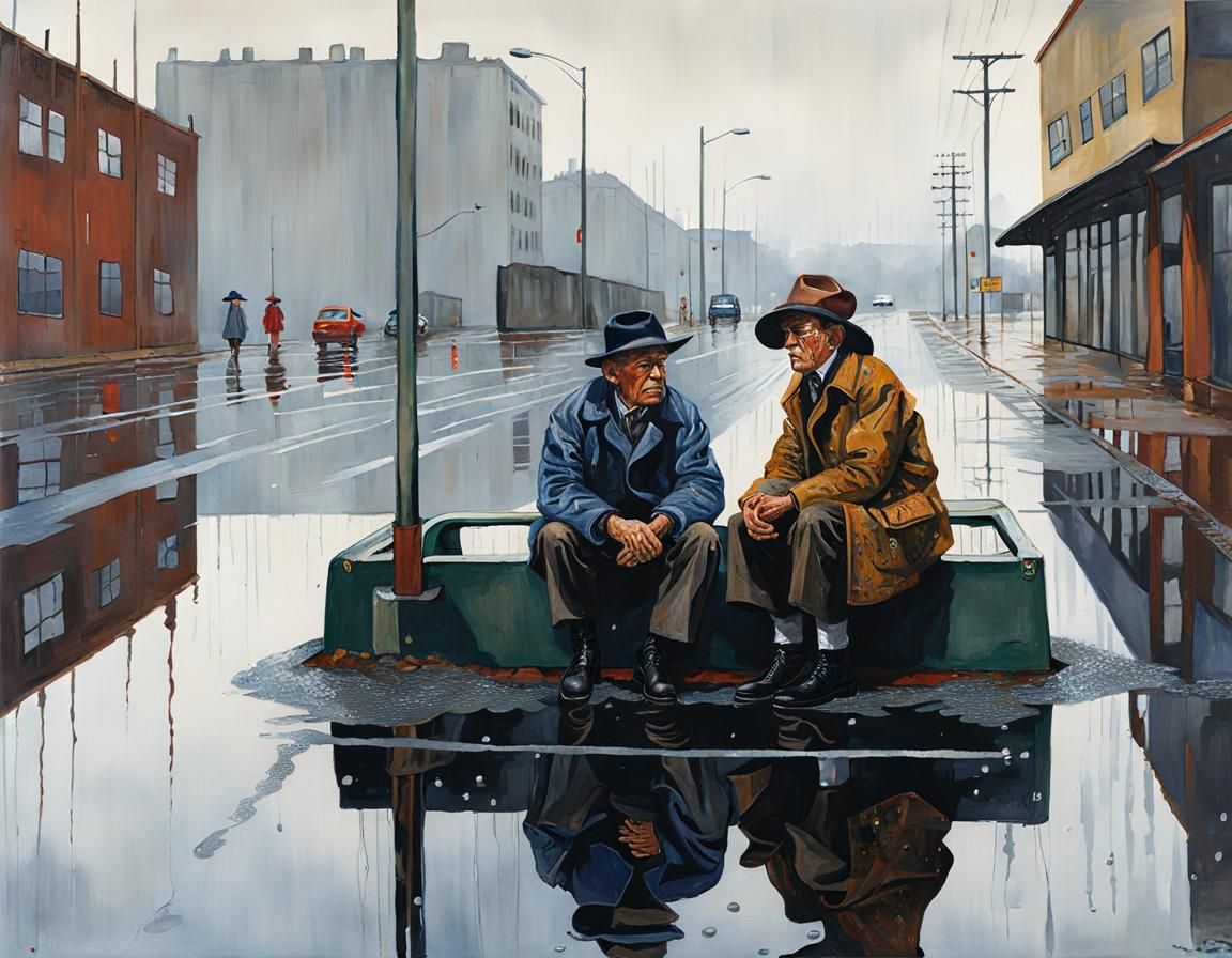 reflections in the puddles-02 - Rainy Day Reflections in an ...