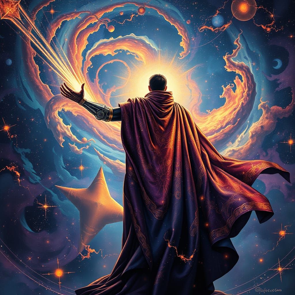 Imagine a cosmic cartographer charting new galaxies