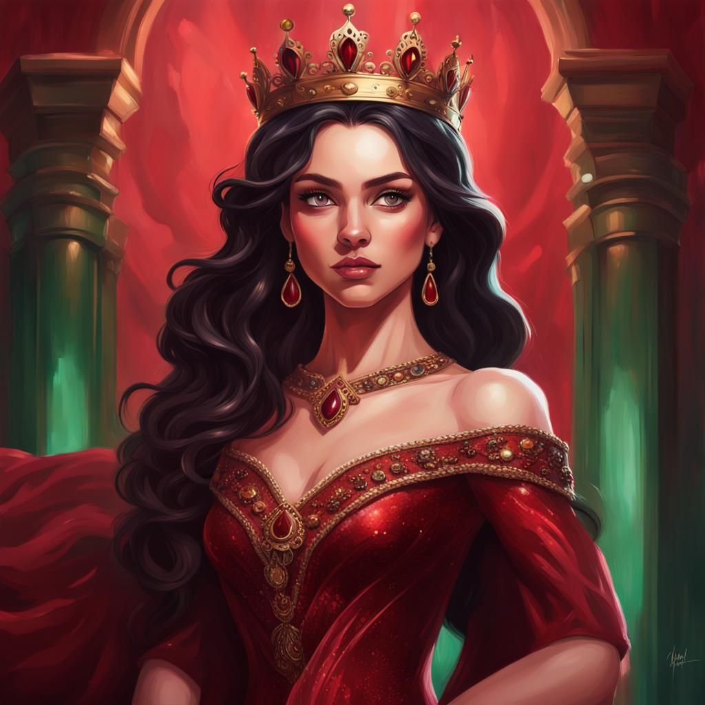 Garnet Princess - AI Generated Artwork - NightCafe Creator