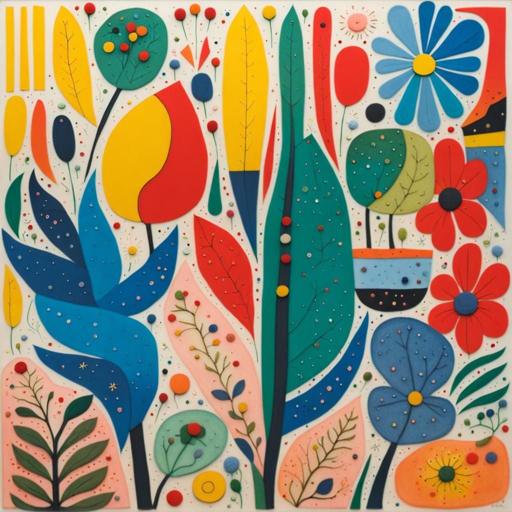 Abstract flowers 240405 - AI Generated Artwork - NightCafe Creator