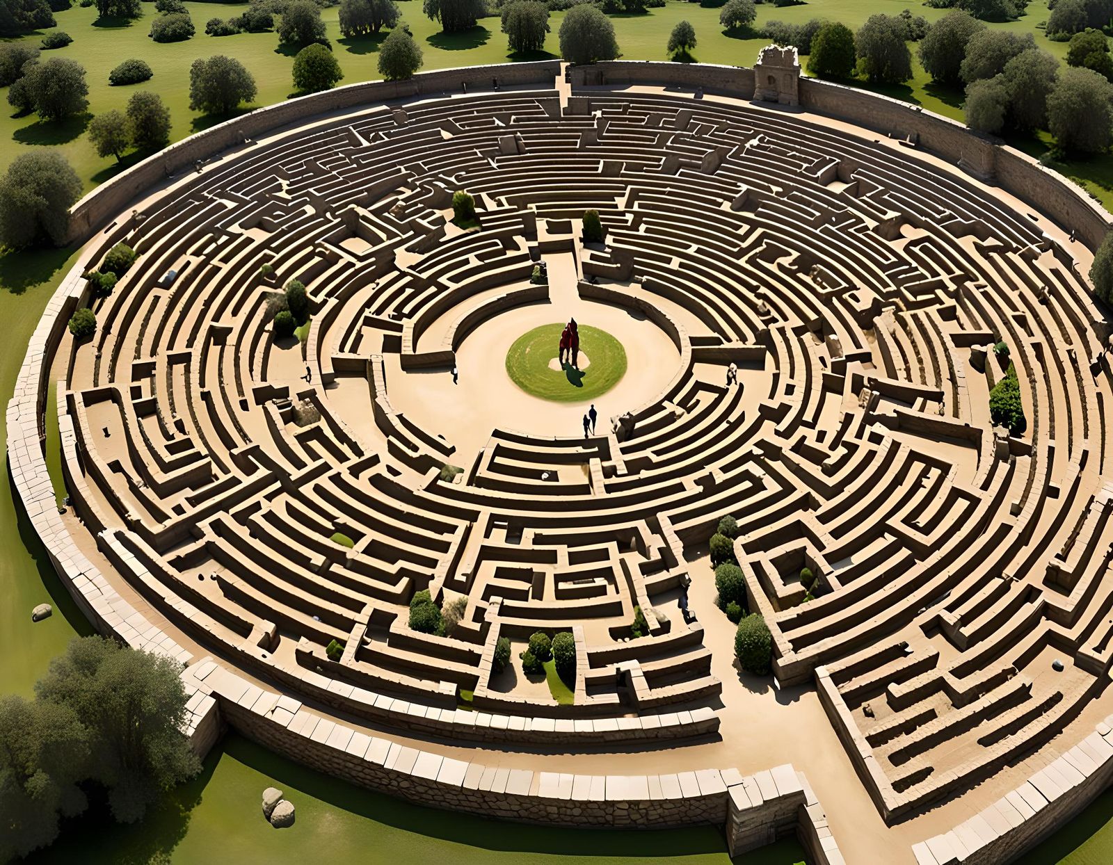 The Labyrinth was an ingenious maze commissioned by King Minos and ...