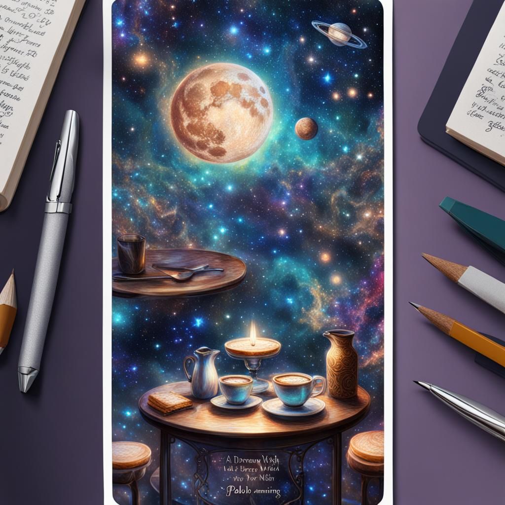 Night Café Bookmark - AI Generated Artwork - NightCafe Creator