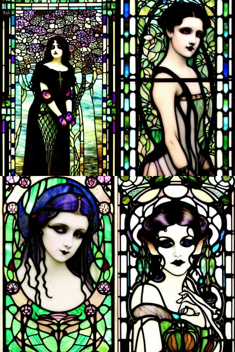 Goth Girls by Tiffany - AI Generated Artwork - NightCafe Creator