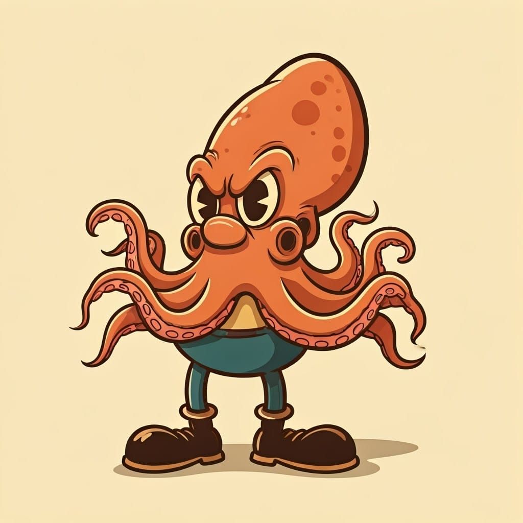 1920s octopus cartoon character - Vintage Octopus Cartoon ...