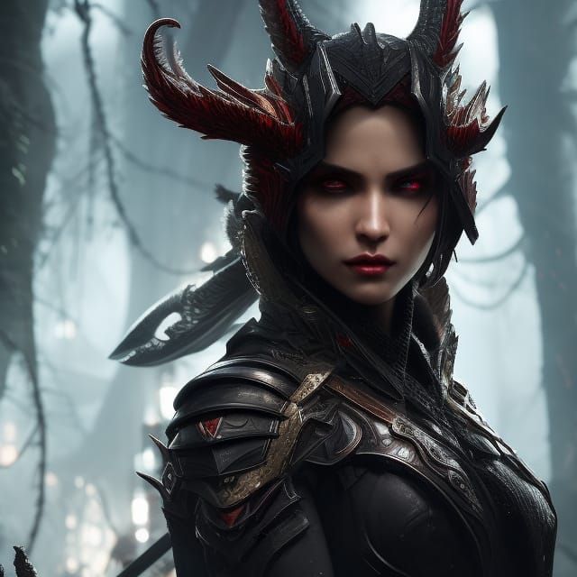 Demon Soldier - AI Generated Artwork - NightCafe Creator