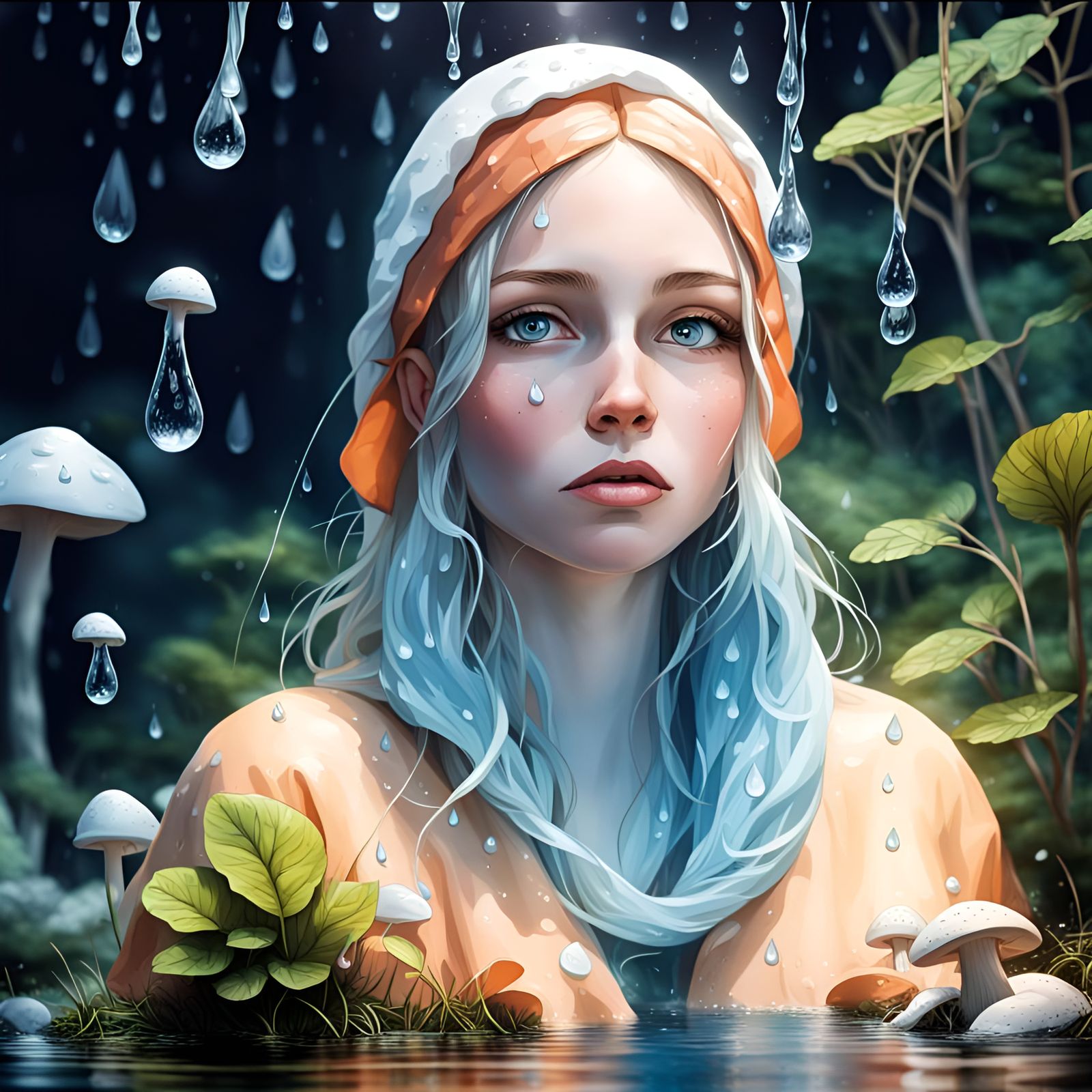 The Pure Water Token 🌊 Omimimo 💕 - AI Generated Artwork - NightCafe Creator