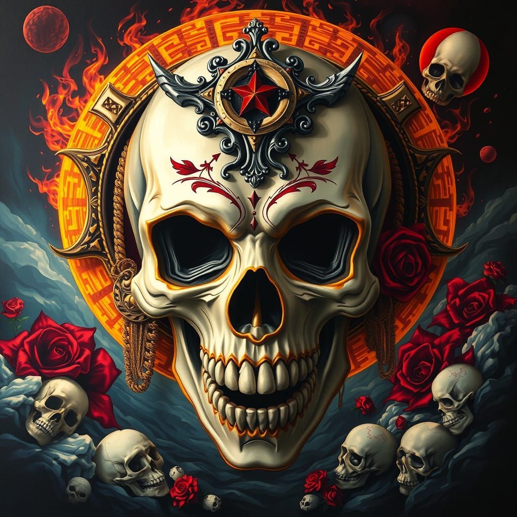 Ultimate Masterpiece of skull art - Surrealist Masterpiece ...