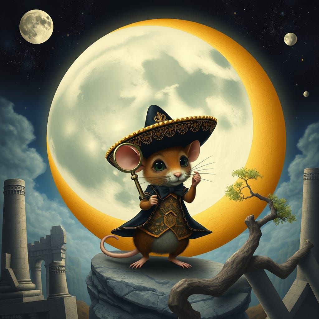 UnderCover Detective Mouse in a Grande Sombrero