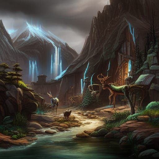 Deer Lord - AI Generated Artwork - NightCafe Creator