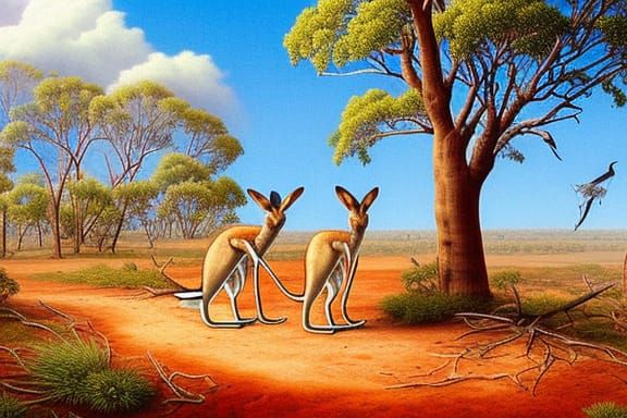 Do you see him coming? ..... No ... Me neither. - AI Generated Artwork ...