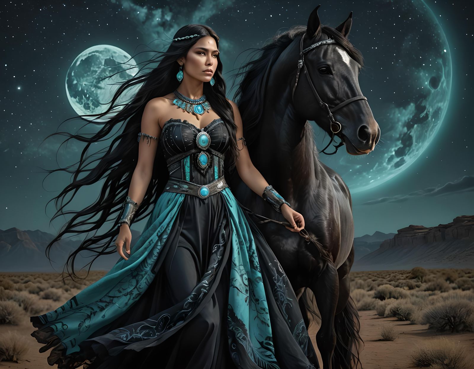 native American Nights - AI Generated Artwork - NightCafe Creator