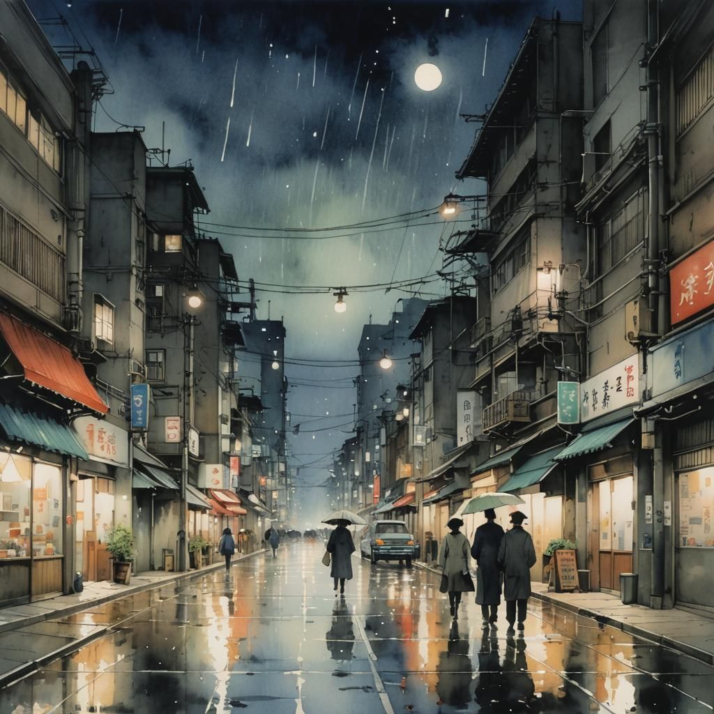 Night Scene - AI Generated Artwork - NightCafe Creator