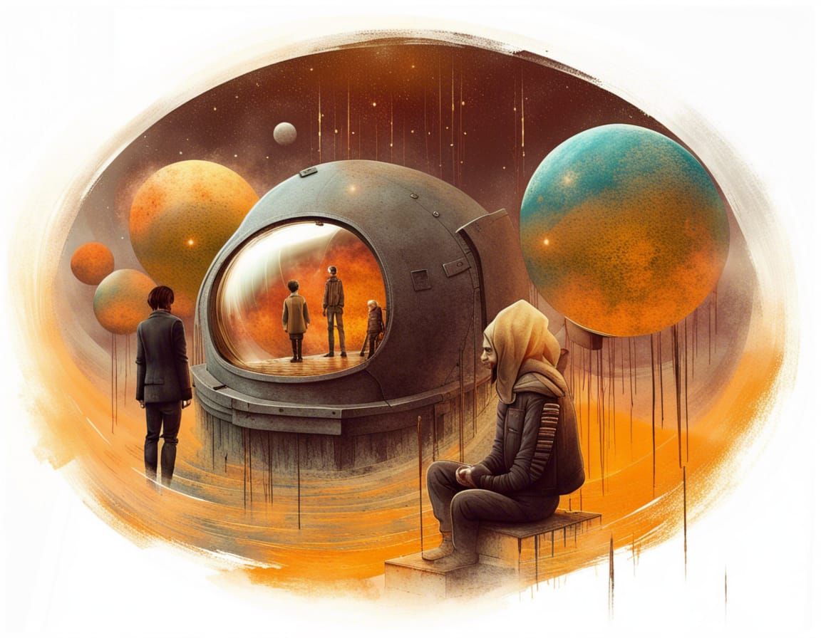 Simulation Overload - AI Generated Artwork - NightCafe Creator