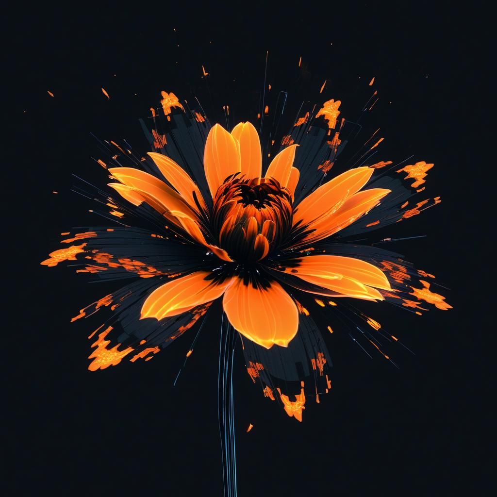 Ember Bloom - AI Generated Artwork - NightCafe Creator