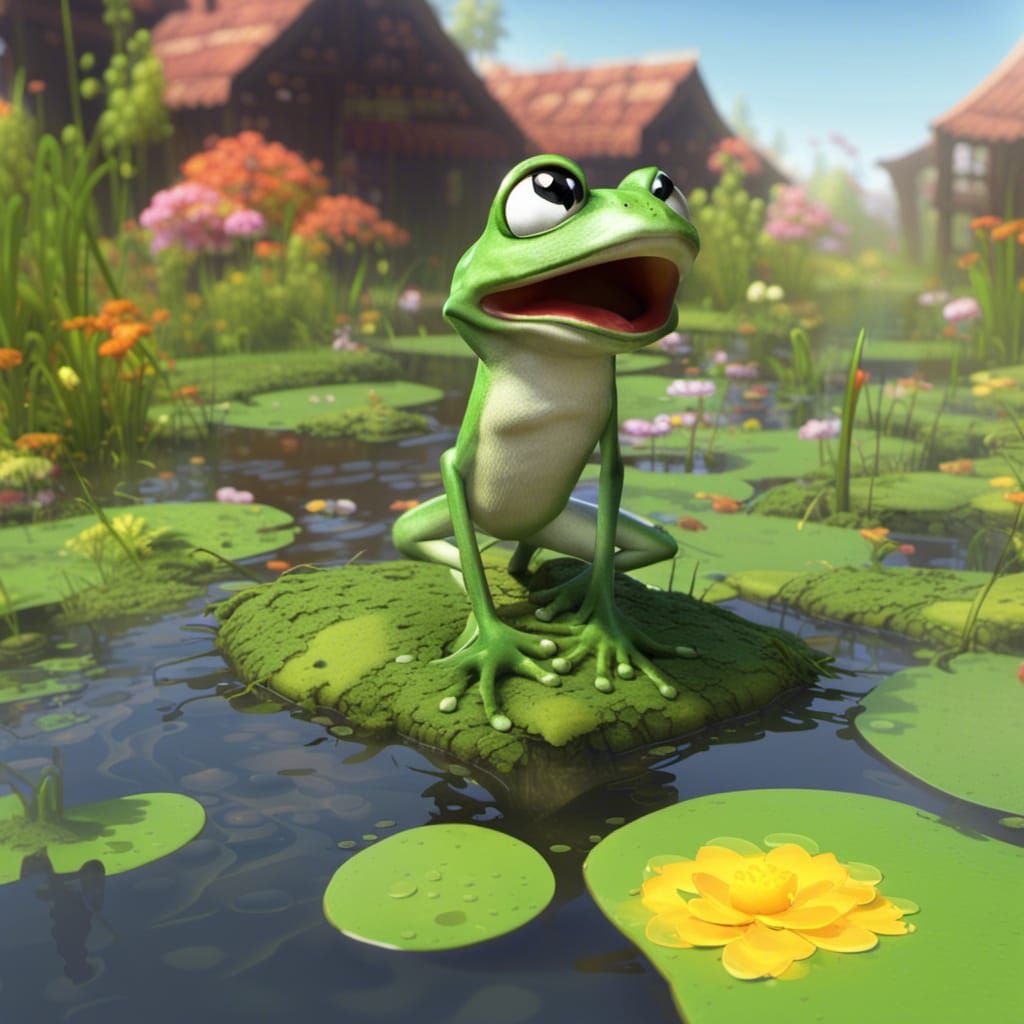 Frogger - AI Generated Artwork - NightCafe Creator