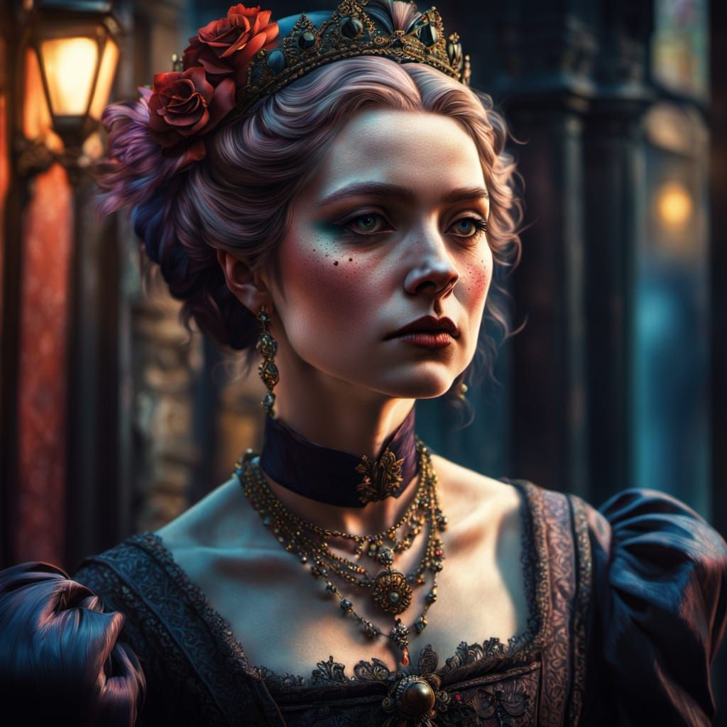 the gothic allure of a london courtesan in victorian britain