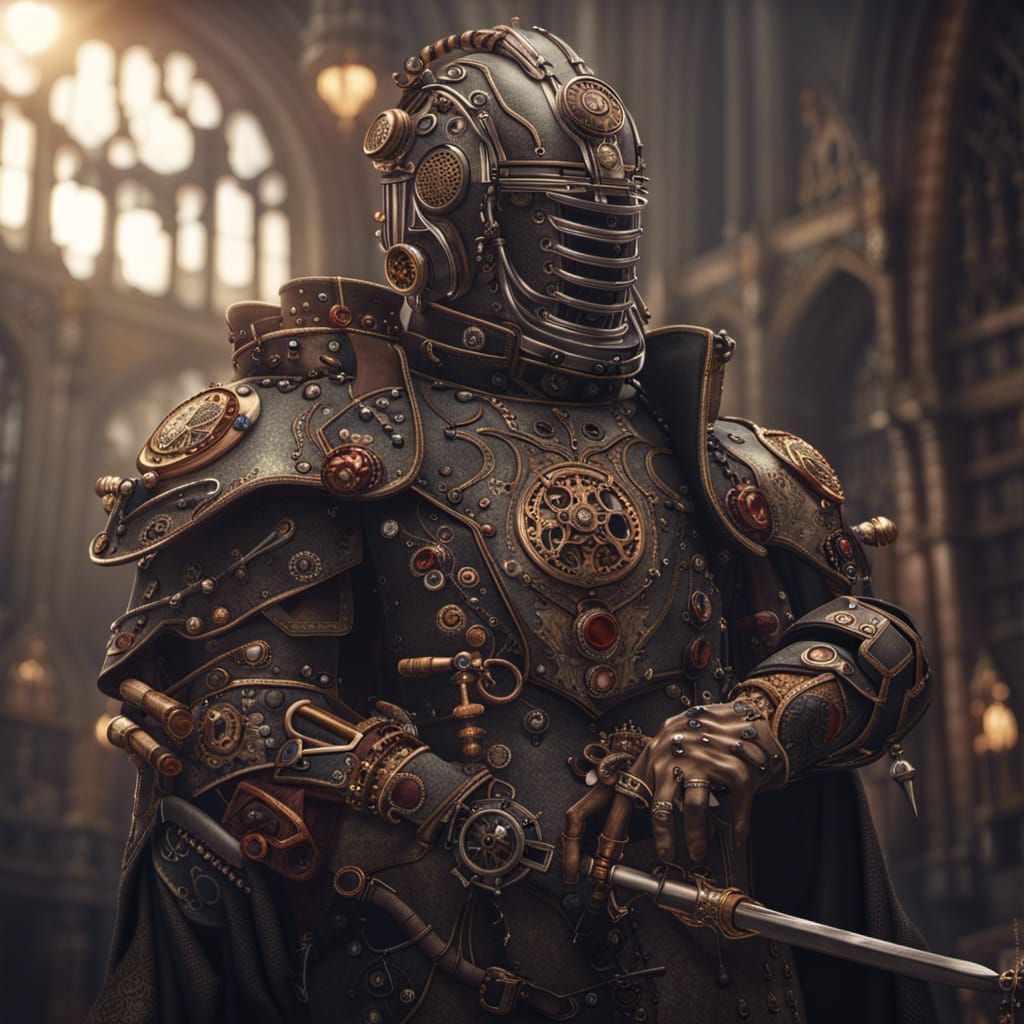 Knights of Arden: Steampunk Knights 1 - AI Generated Artwork ...