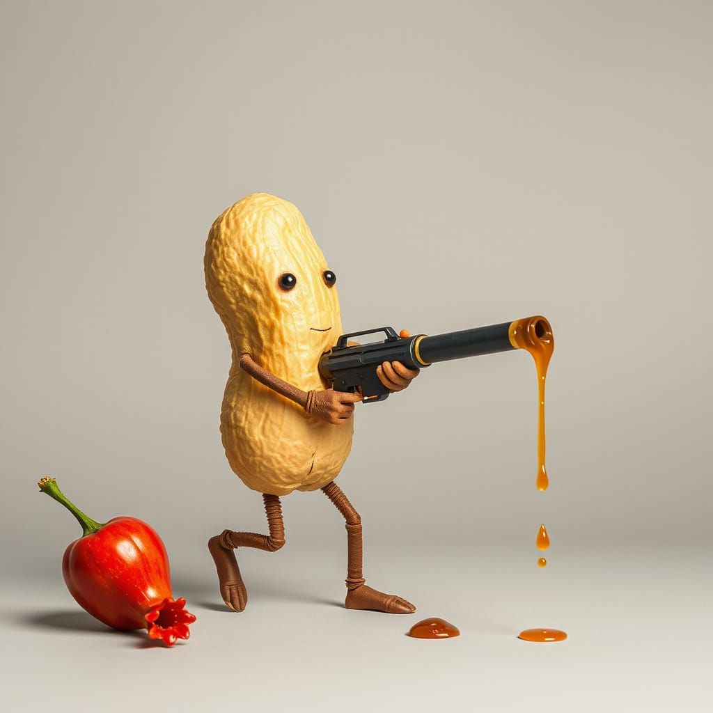 Nut on the loose - Nut in Action, Shooting Jelly Cannon