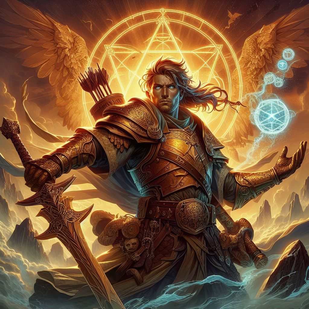 Arcane Warrior - AI Generated Artwork - NightCafe Creator