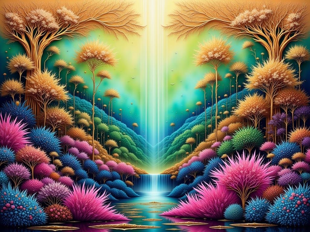 Water falls from above - Water falls from above