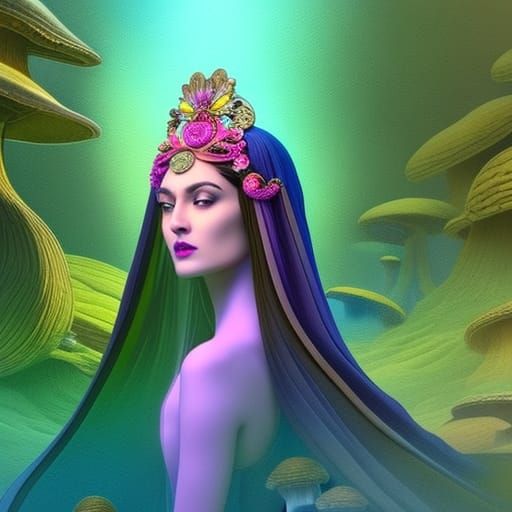 mythical queen - AI Generated Artwork - NightCafe Creator