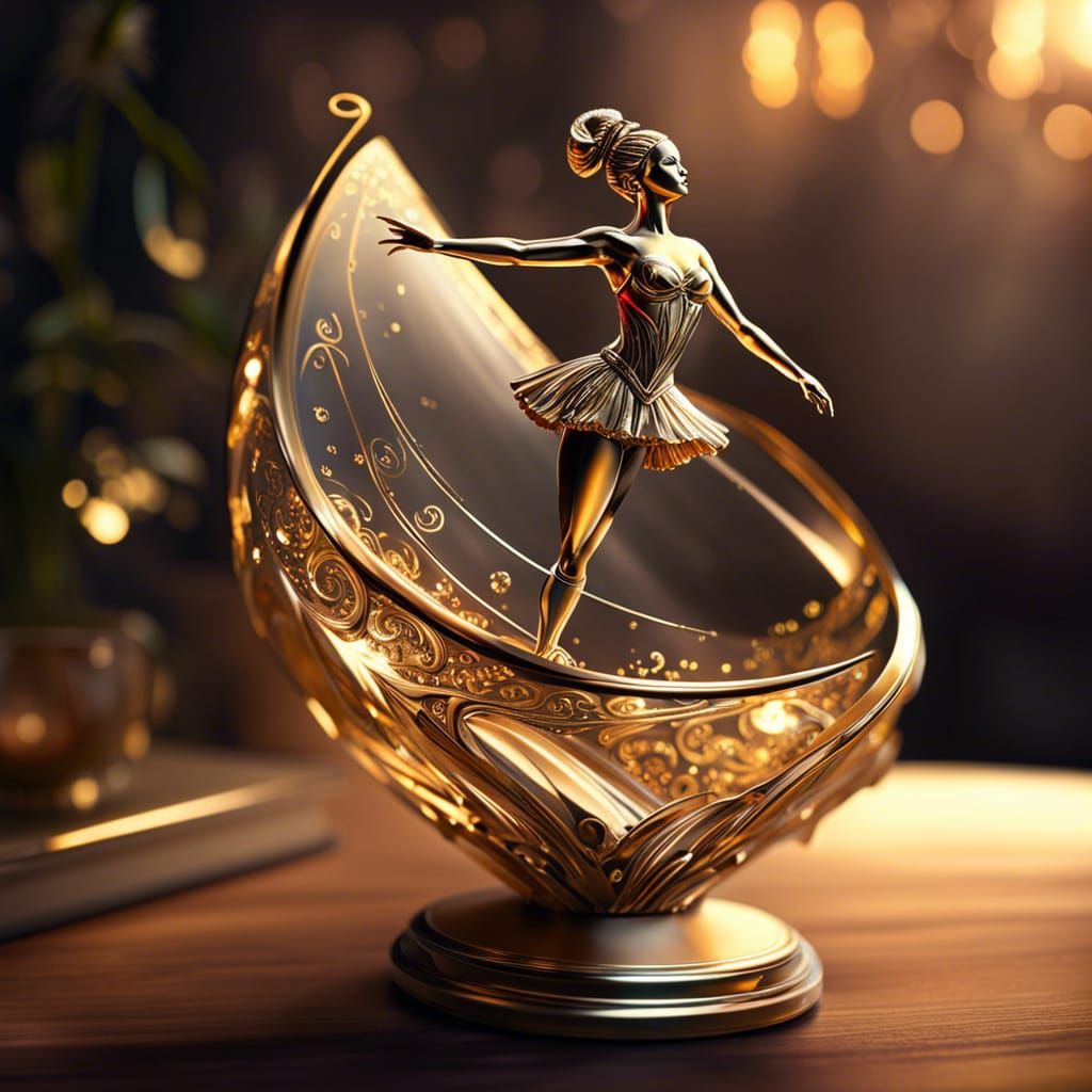 Dance Trophy - AI Generated Artwork - NightCafe Creator
