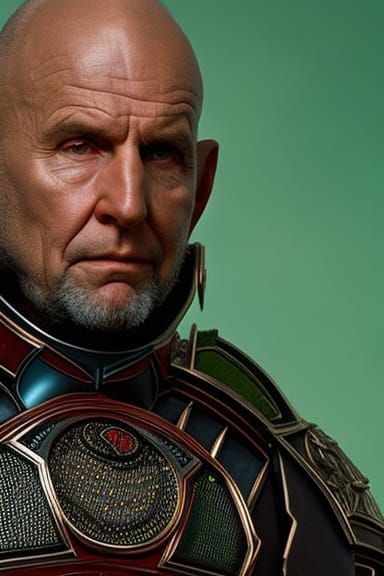 portrait painting of borg, ultra realistic, concept art, intricate ...