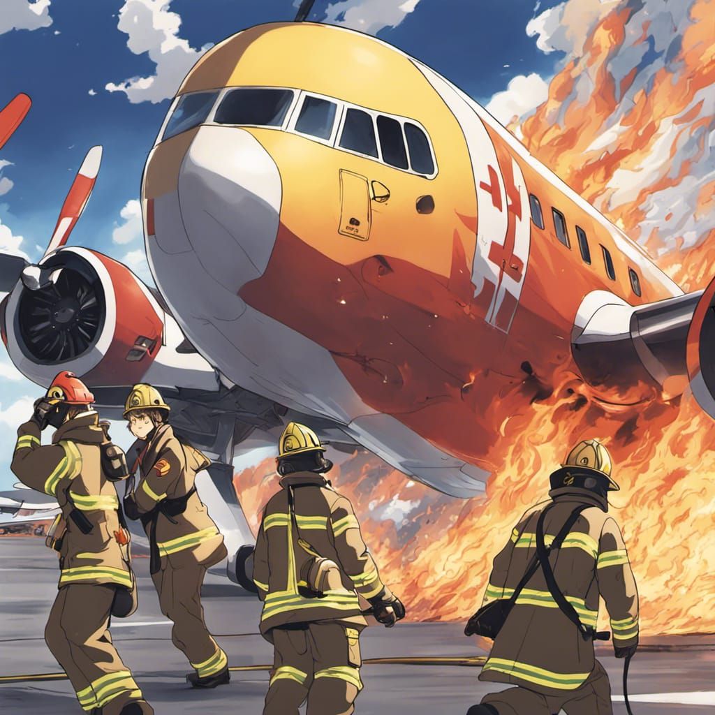 Heroic firefighters - AI Generated Artwork - NightCafe Creator