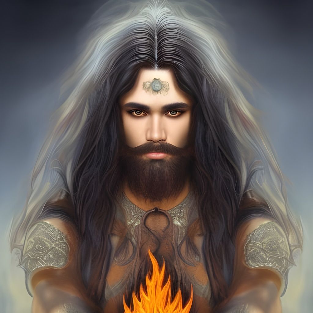 Fire Monk - AI Generated Artwork - NightCafe Creator