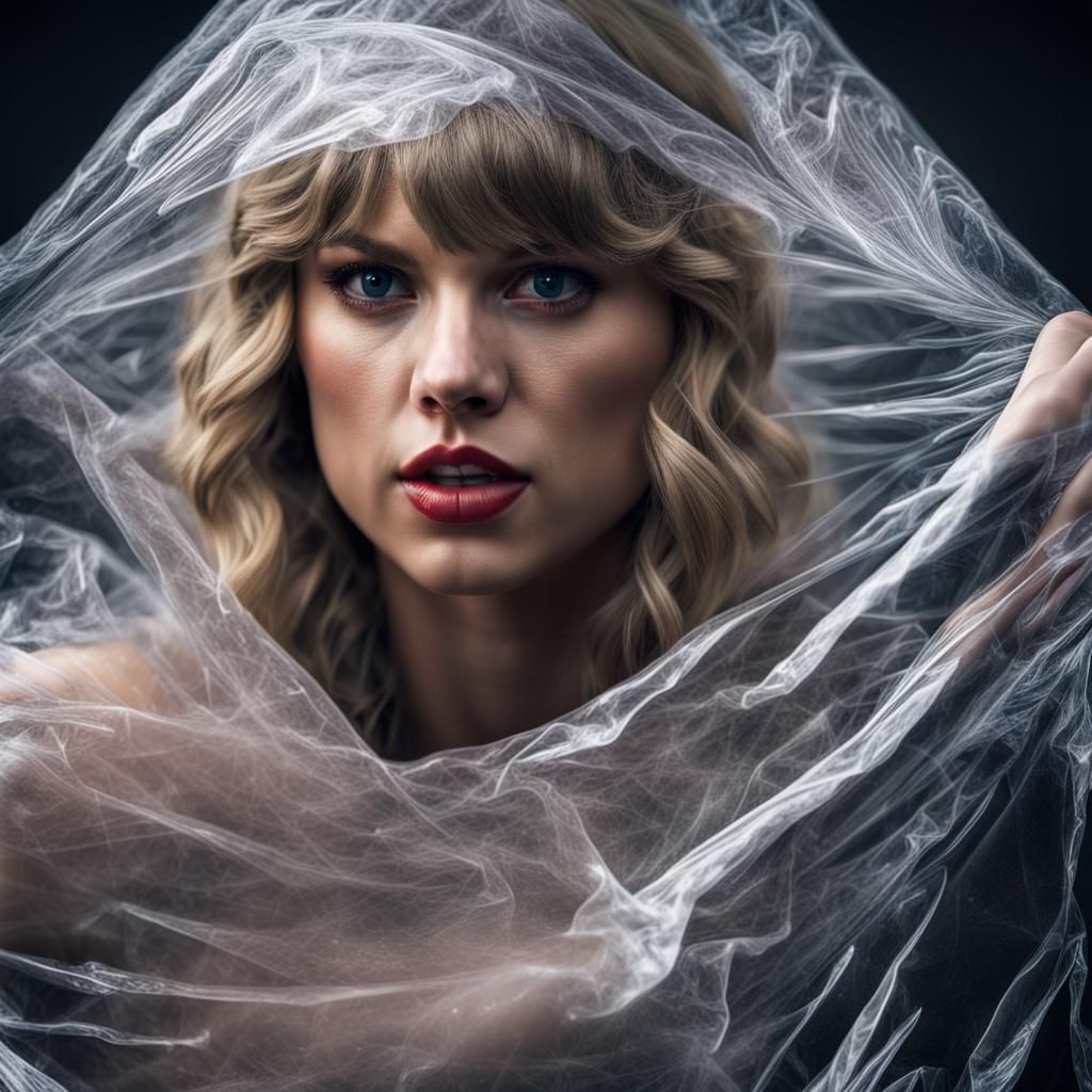 Taylor swift wearing plastic wrap dancing for harambe the gorilla - AI ...