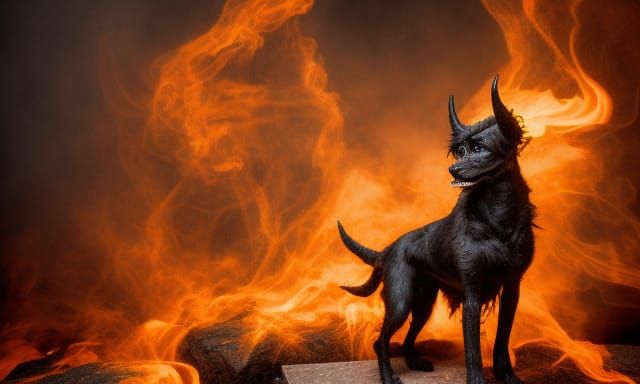 Hellhound - AI Generated Artwork - NightCafe Creator