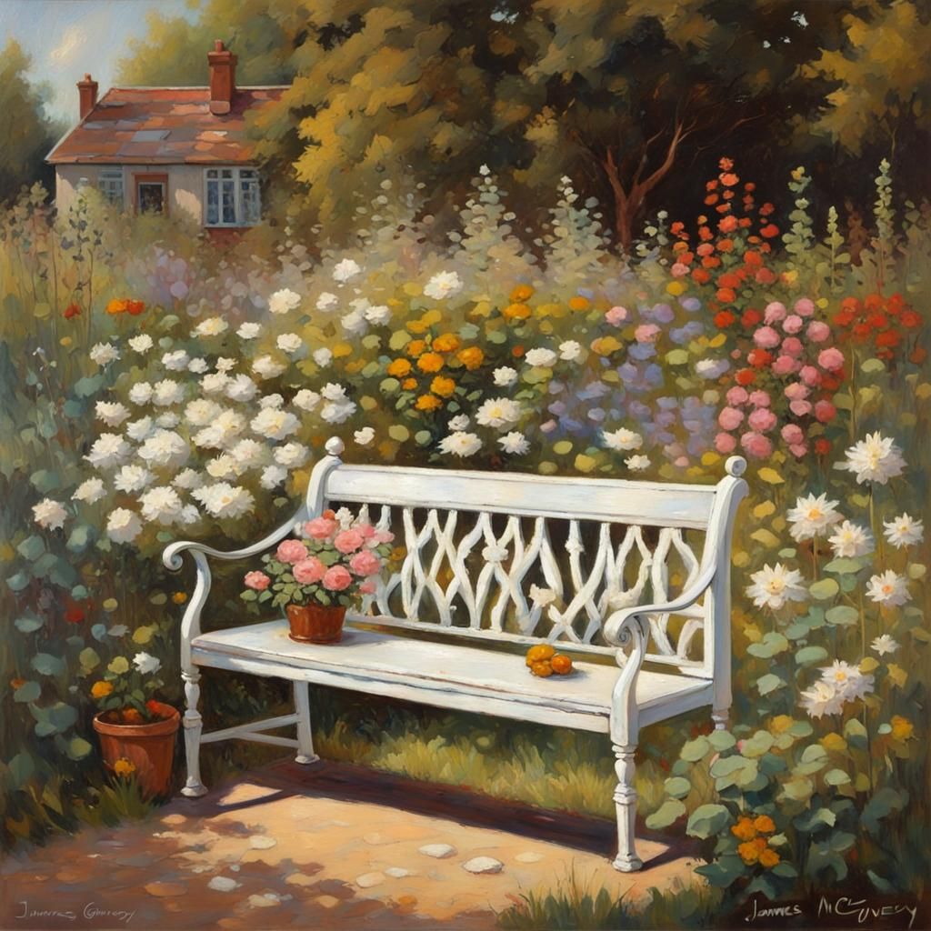 Cottage Garden - AI Generated Artwork - NightCafe Creator