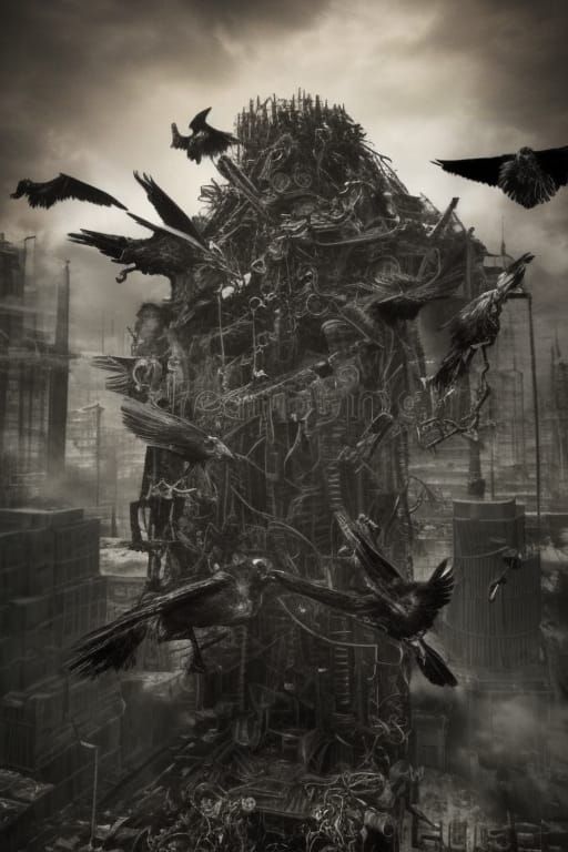 All these deathly ravens, pulling souls into the afterlife. horror ...